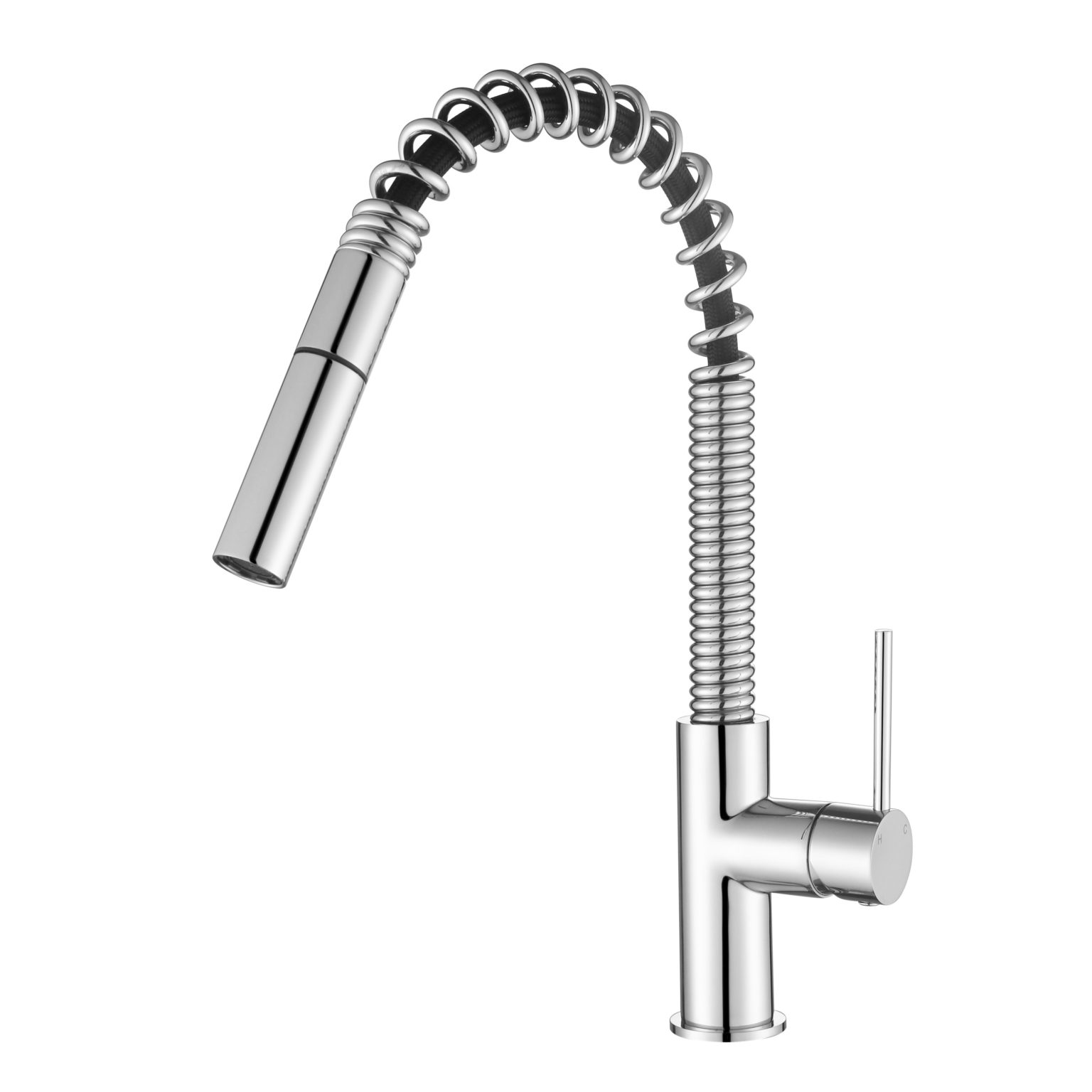 Modern Spring Pull Out Kitchen Mixer - Chrome - Flooring Bathrooms ...
