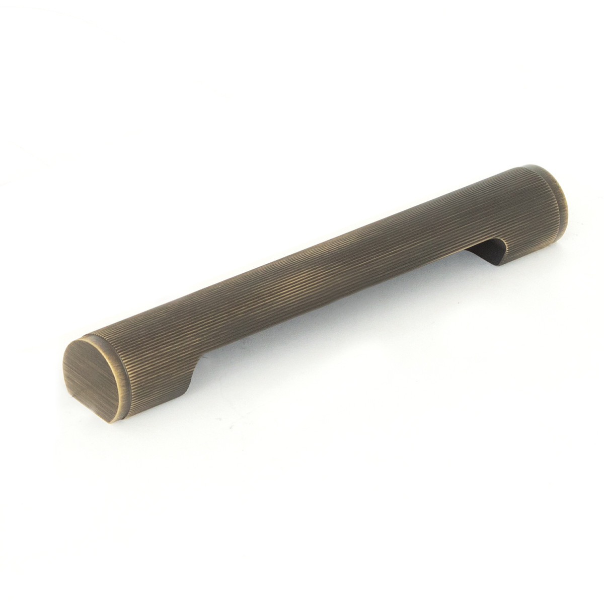 Momo Manhattan Solid Brass Pull Handle 160mm In - Dark Brushed Brass ...